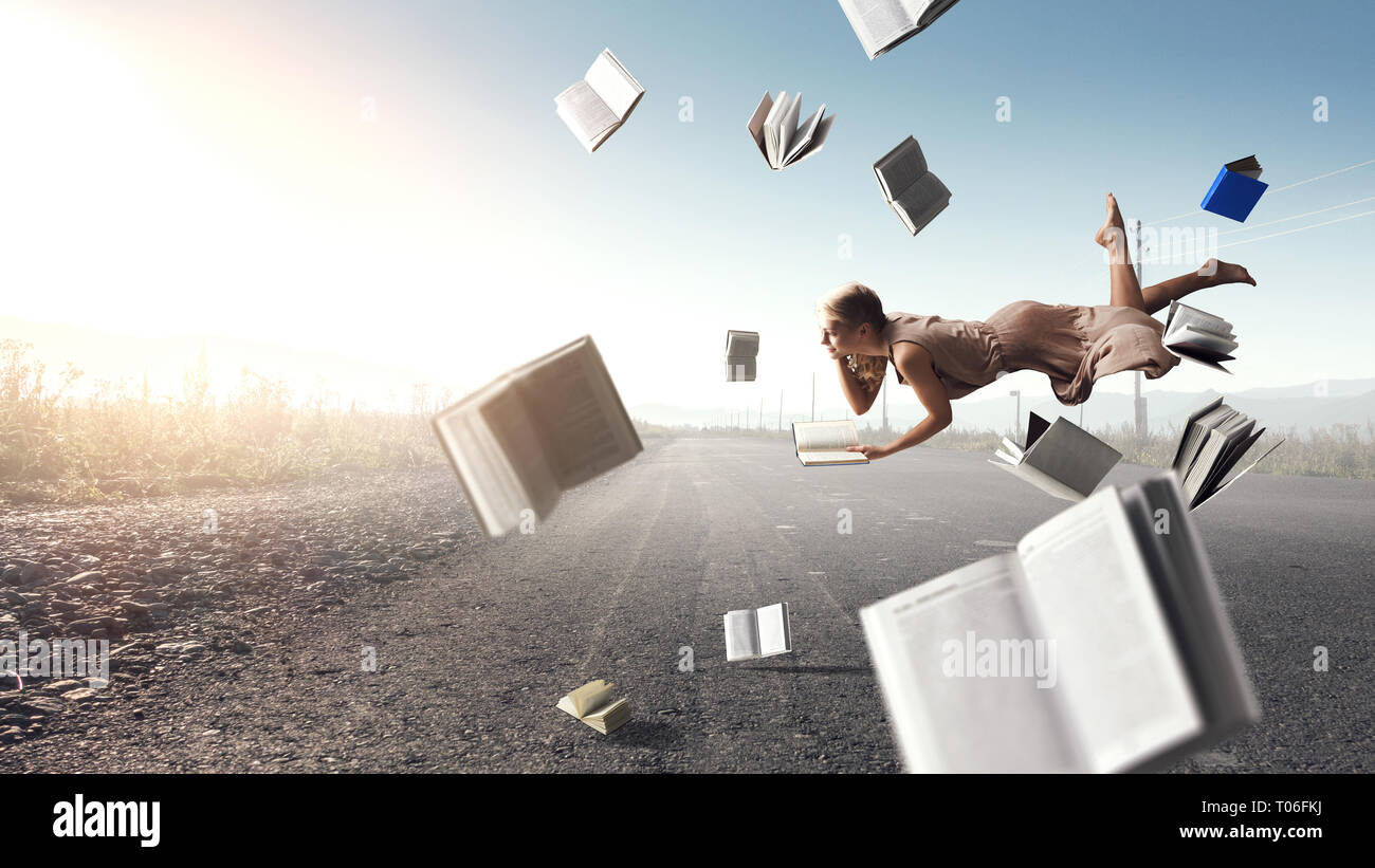 Expanding the imagination. Mixed media Stock Photo - Alamy
