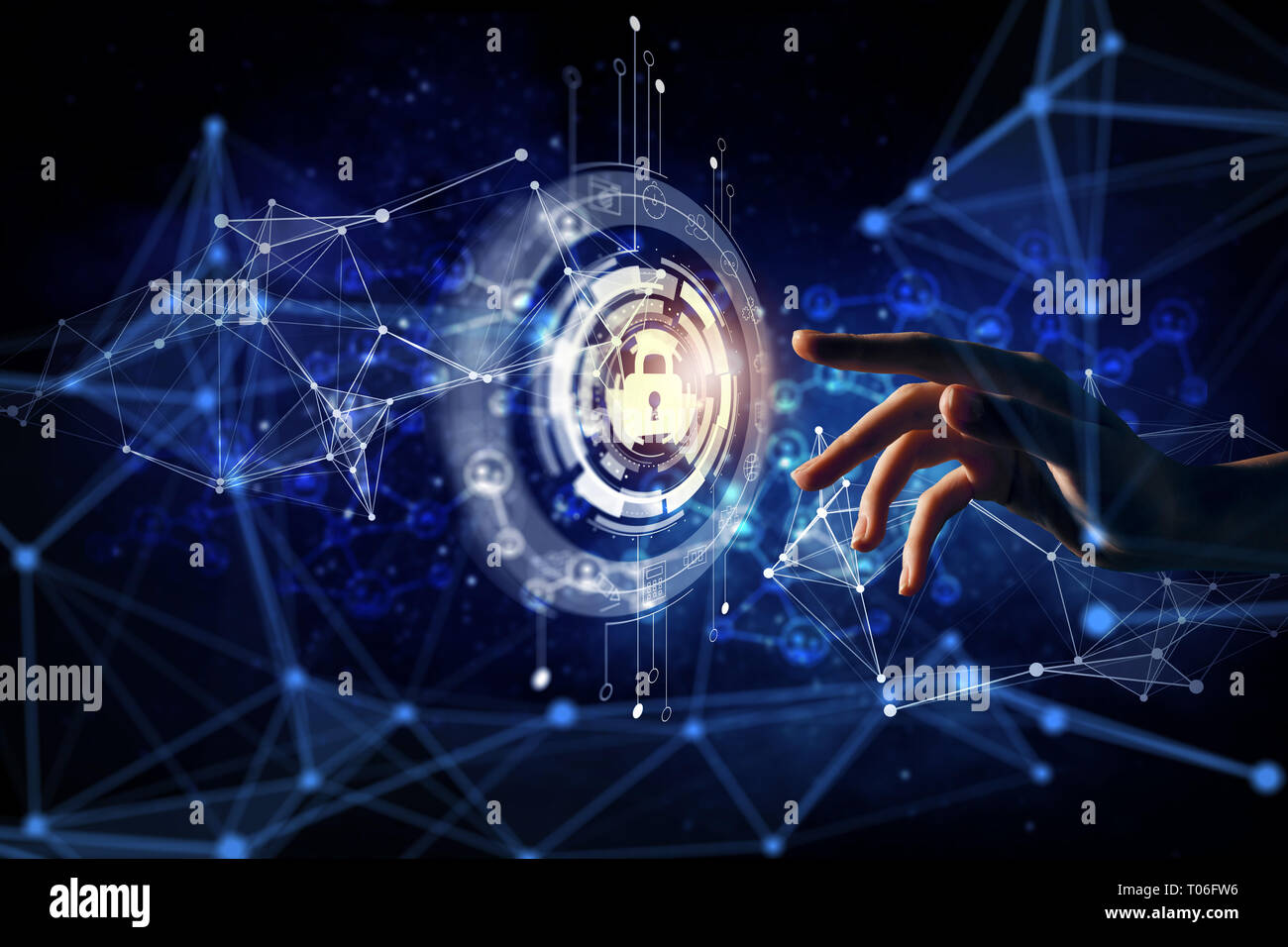 Security solution concept Stock Photo - Alamy