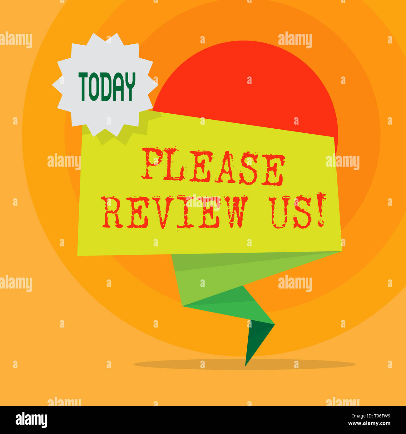 Word writing text Please Review Us. Business photo showcasing situation ...
