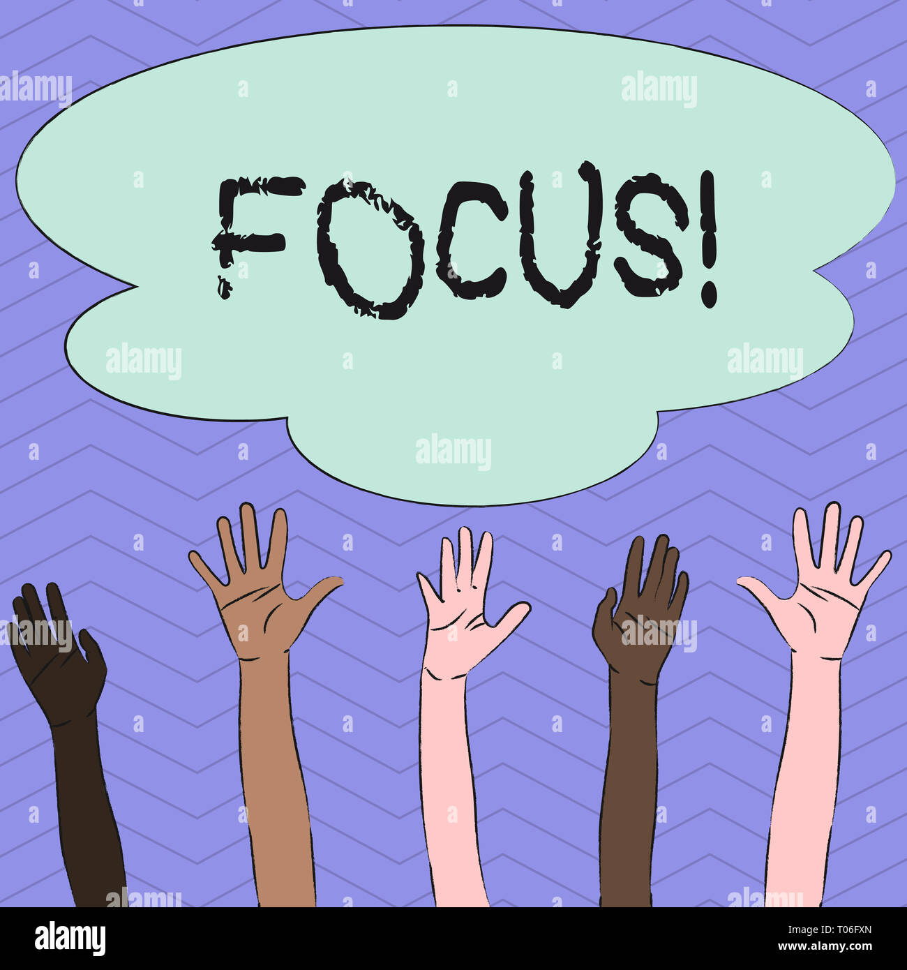Conceptual hand writing showing Focus. Concept meaning Point of ...