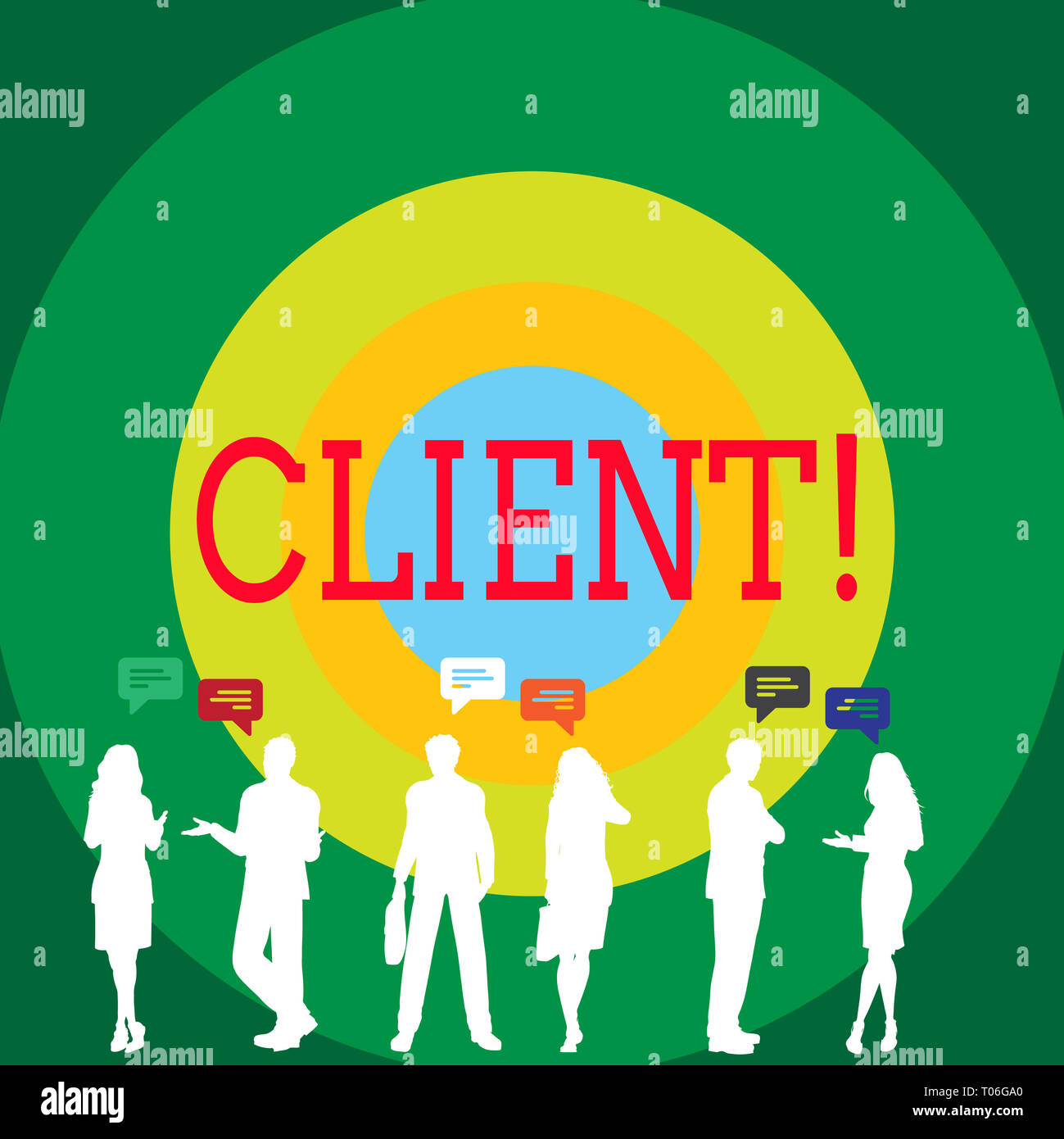 Conceptual hand writing showing Client. Concept meaning Purchaser ...