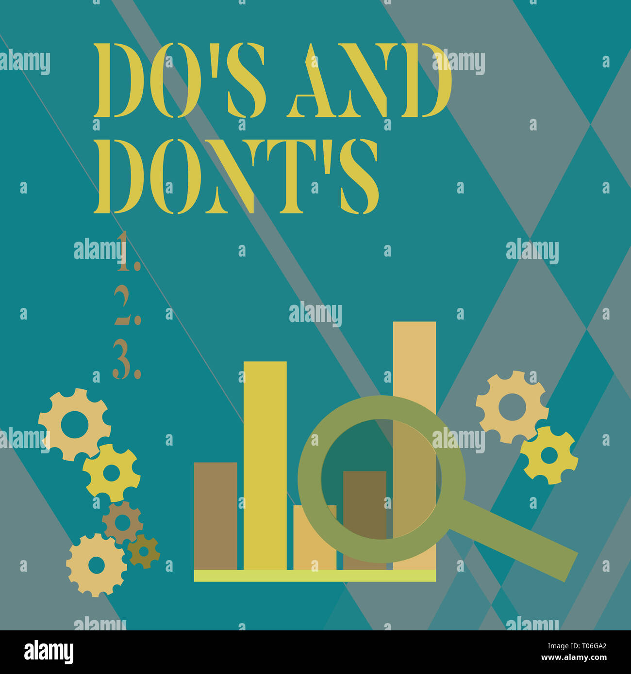 Word writing text Do S And Dont S. Business photo showcasing Rules or ...