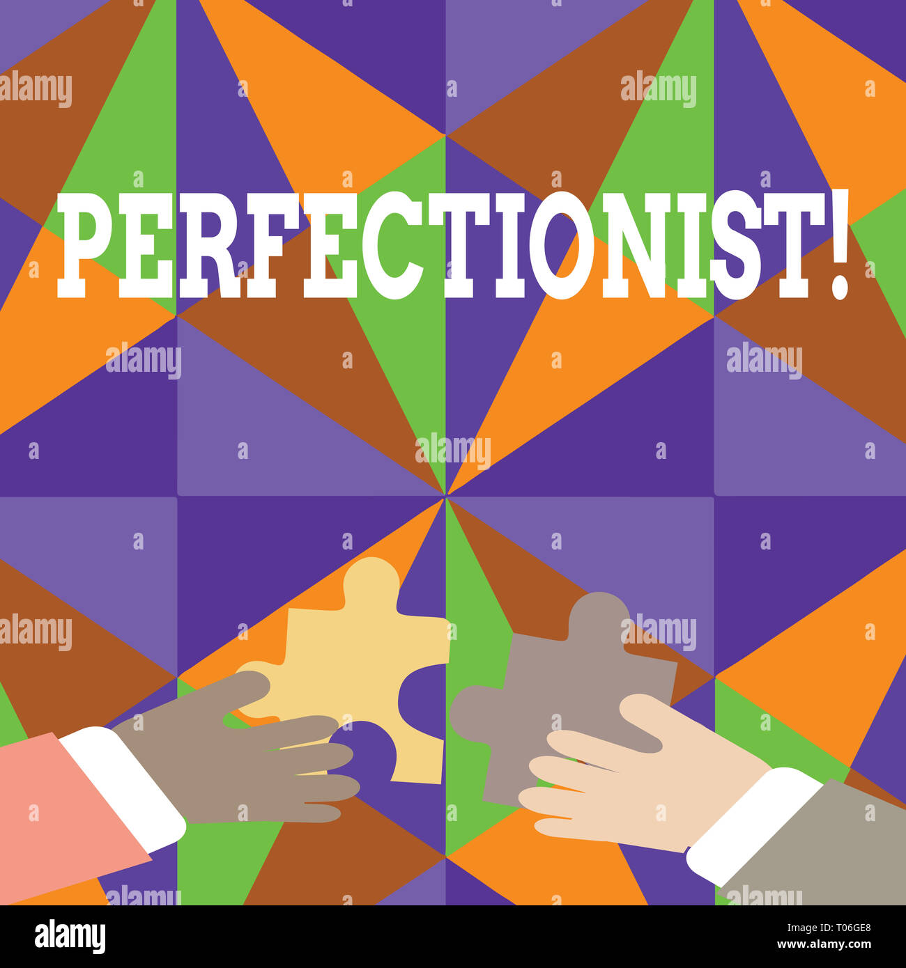 Handwriting text Perfectionist. Conceptual photo Person who wants ...