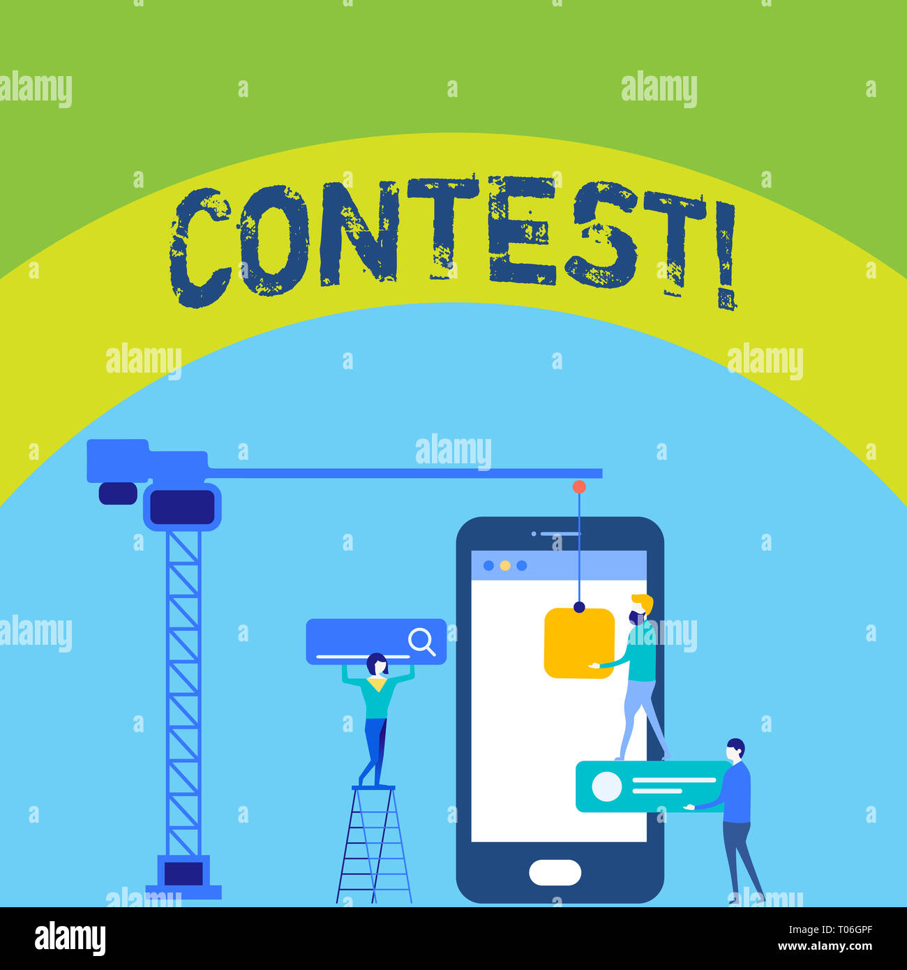 Writing note showing Contest. Business concept for Game Tournament ...