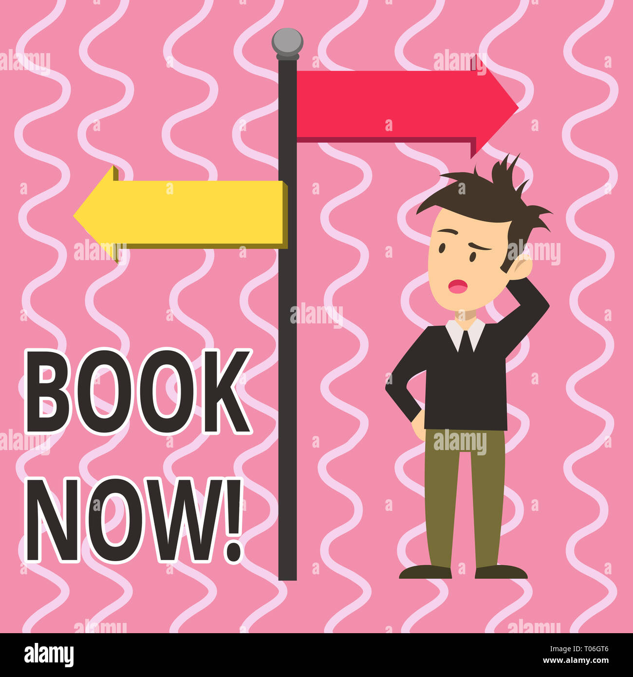 Text sign showing Book Now. Business photo text guaranteed to have ...