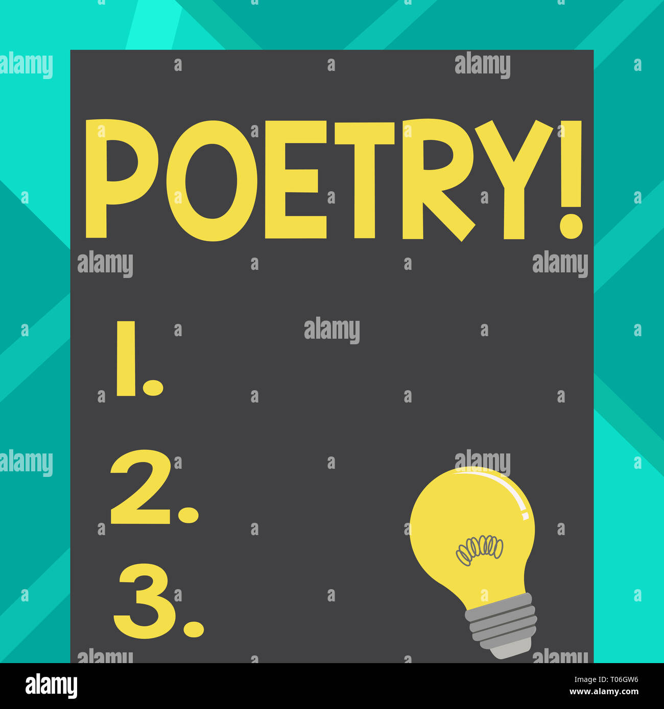 Light Bulb Poems