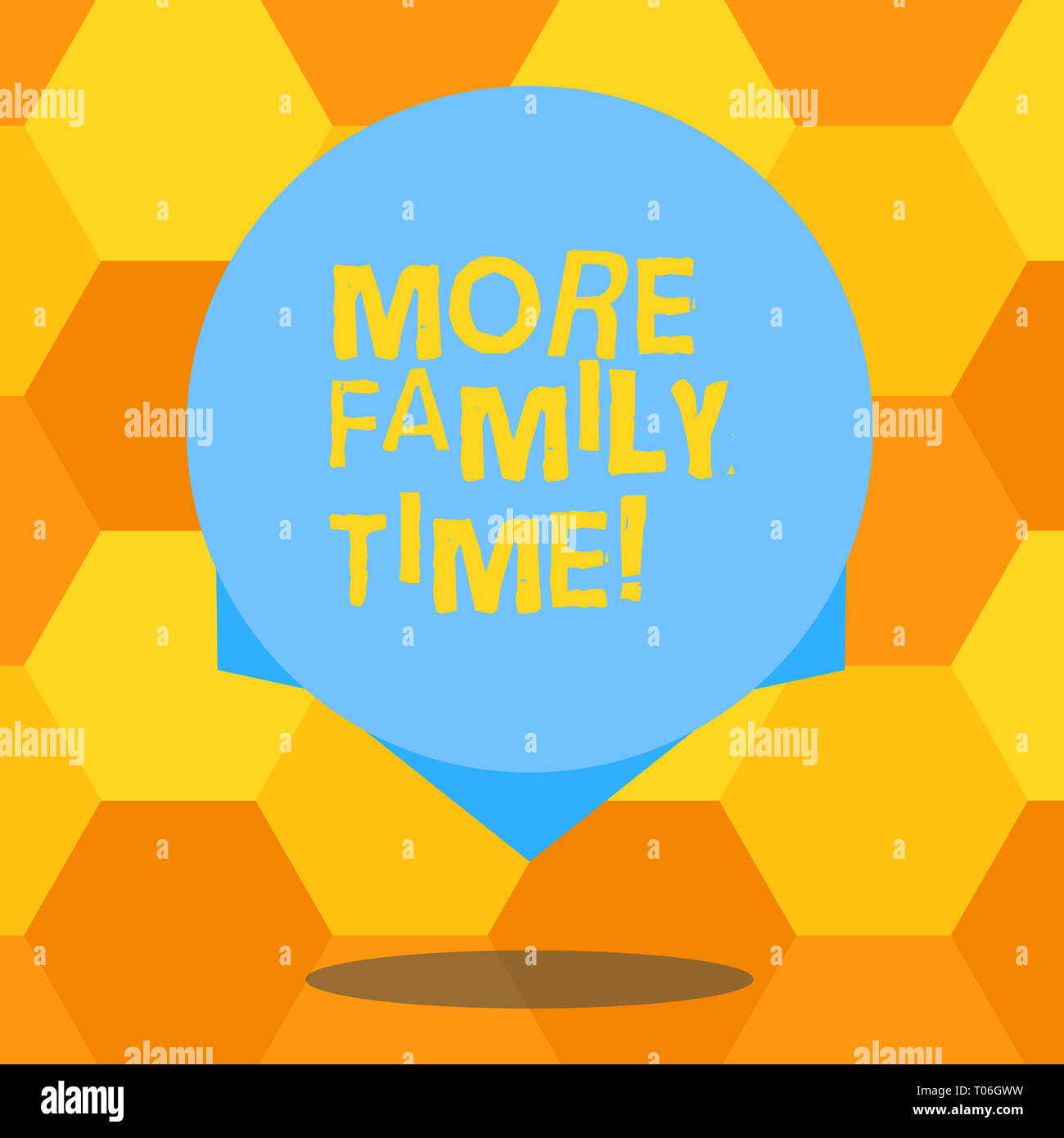 Handwriting text More Family Time. Conceptual photo Spending quality ...