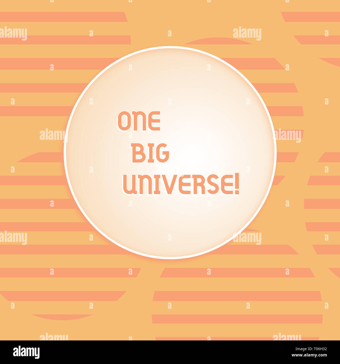 Conceptual hand writing showing One Big Universe. Concept meaning all ...