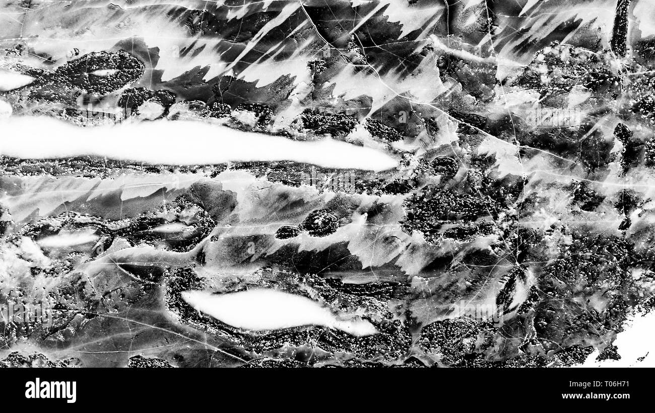 Aerial photography frozen lake from hi-res stock photography and images ...