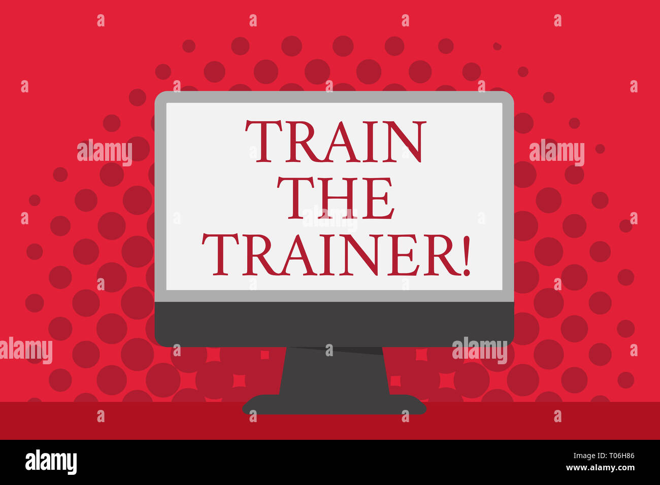 Word writing text Train The Trainer. Business photo showcasing Learning ...