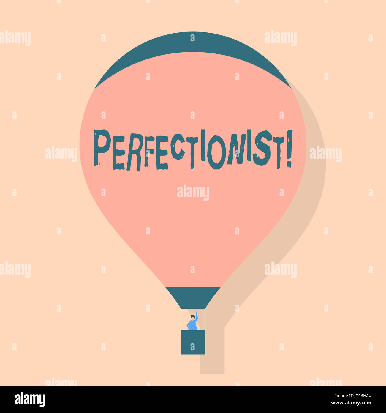 Writing note showing Perfectionist. Business concept for Person who ...