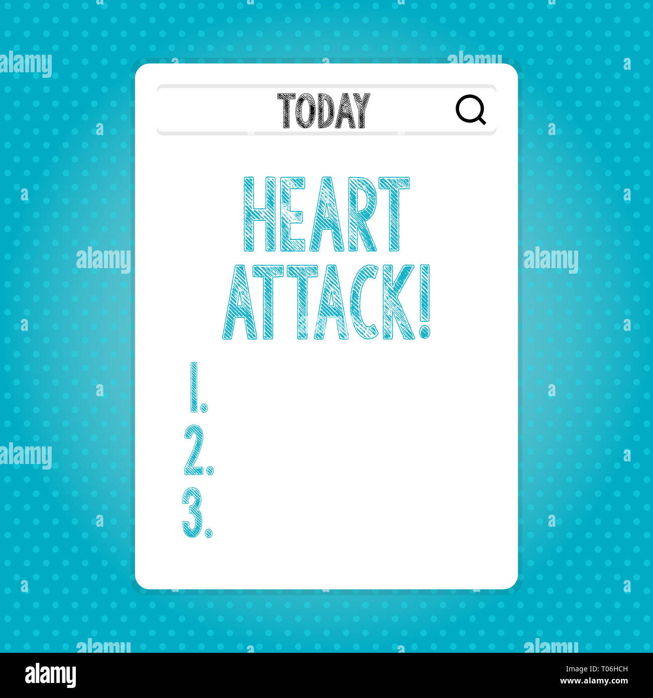 Word writing text Heart Attack. Business photo showcasing sudden ...