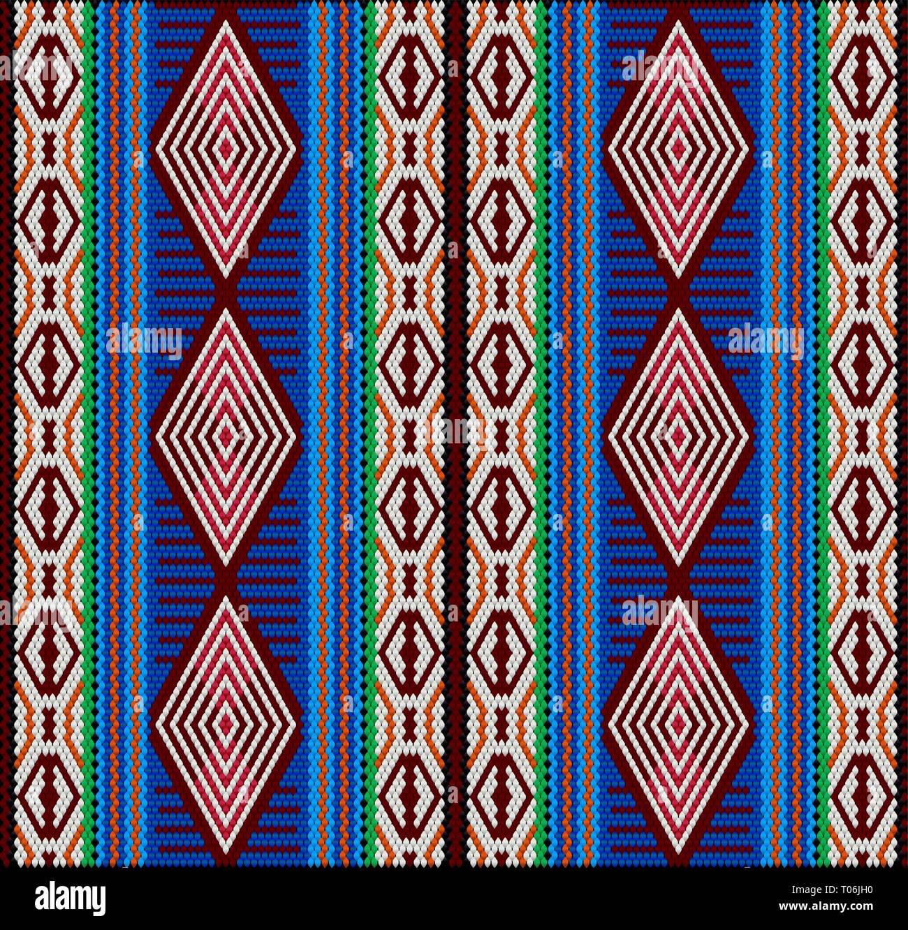 Al-Sadu weaving is a traditional form of embroidery woven by Bedouin ...