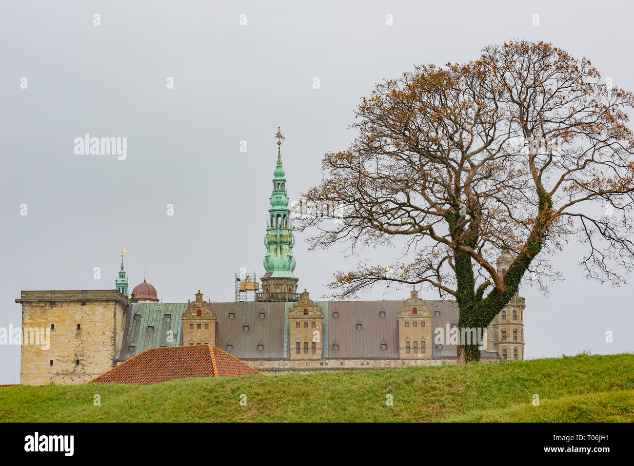Exterior view of the famous Kronborg Castle at Denmark Stock Photo - Alamy