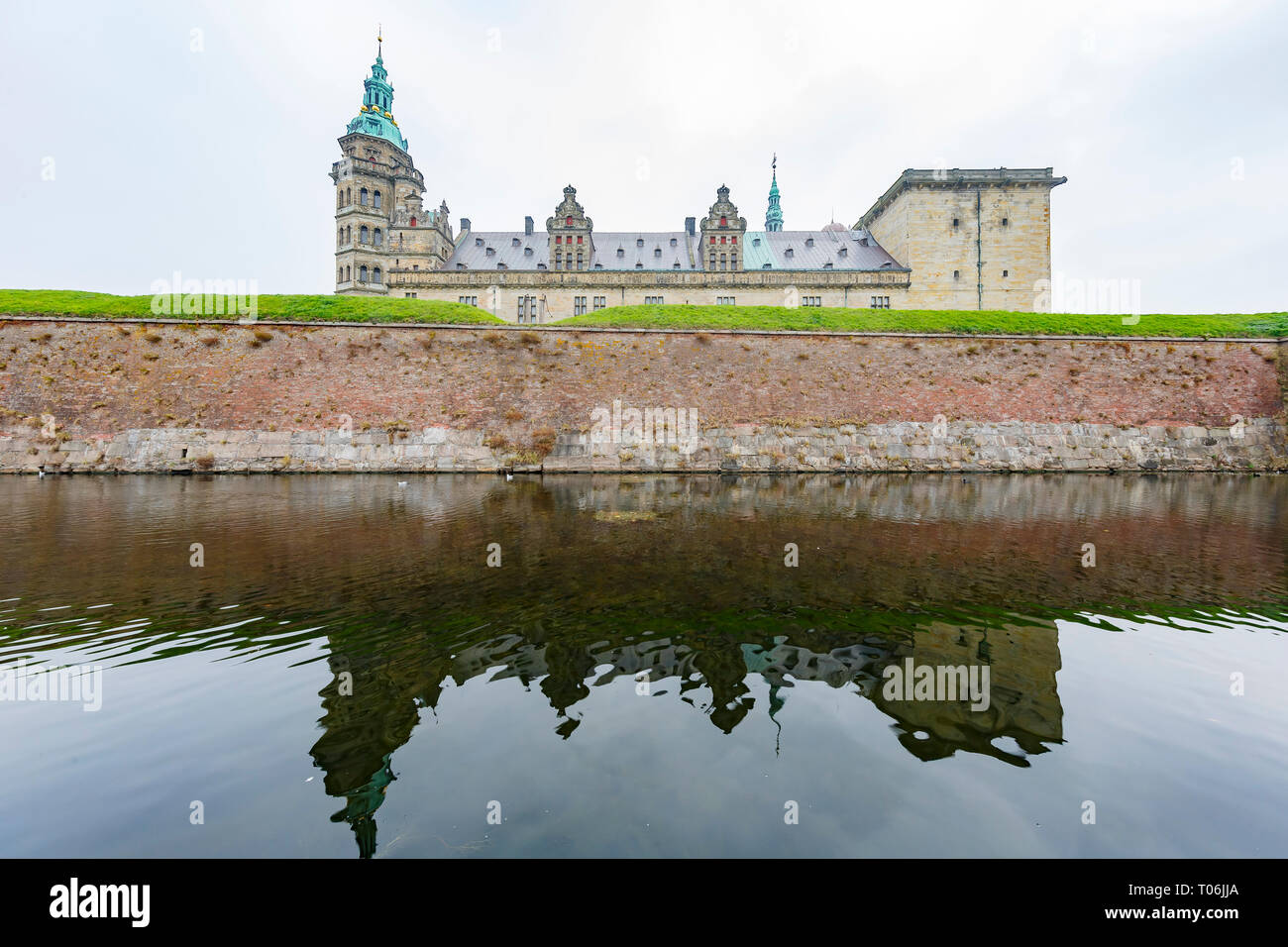 Exterior view of the famous Kronborg Castle at Denmark Stock Photo - Alamy