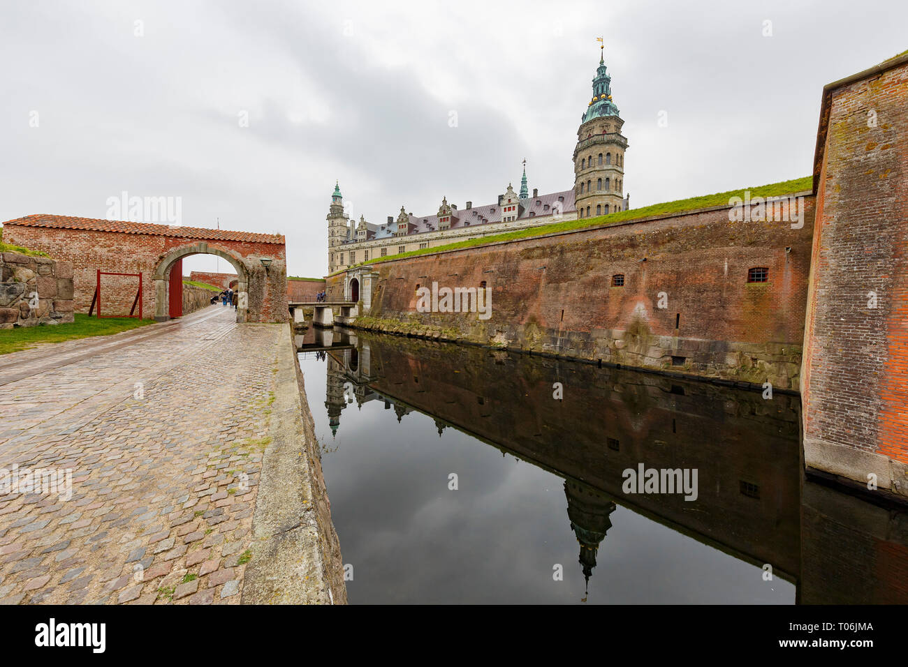 Exterior view of the famous Kronborg Castle at Denmark Stock Photo - Alamy