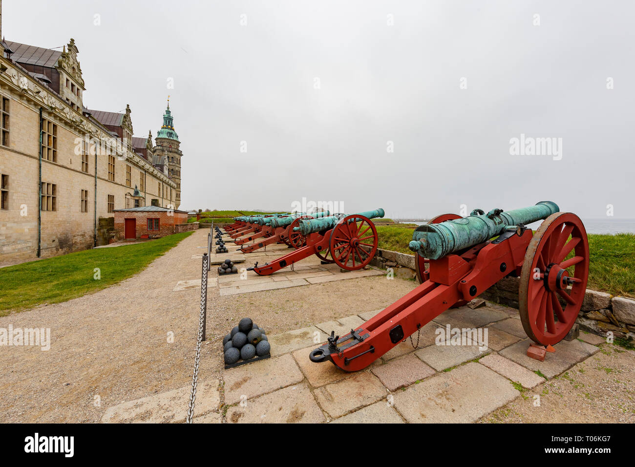 Exterior view of the famous Kronborg Castle at Denmark Stock Photo - Alamy