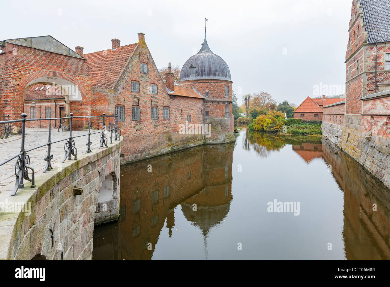 Afternoon exterior view of the famous Frederiksborg Castle at ...