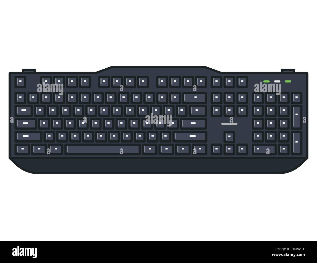 Modern full size keyboard Stock Vector Image & Art - Alamy