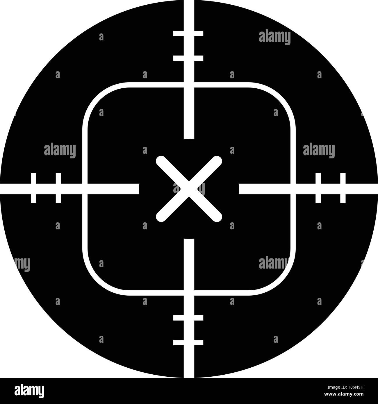 Sport aim icon, simple style Stock Vector Image & Art - Alamy