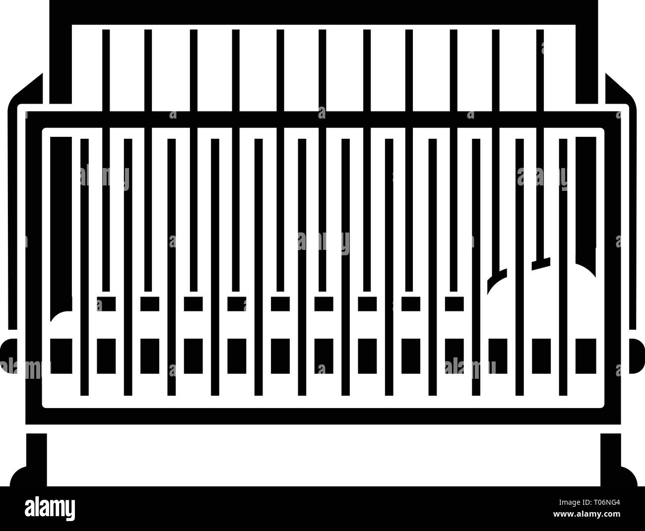 Crib icon, simple style Stock Vector Image & Art - Alamy
