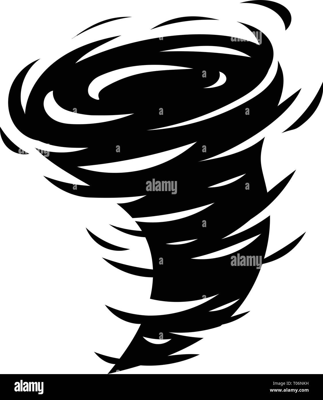 Tornado icon, simple style Stock Vector Image & Art - Alamy