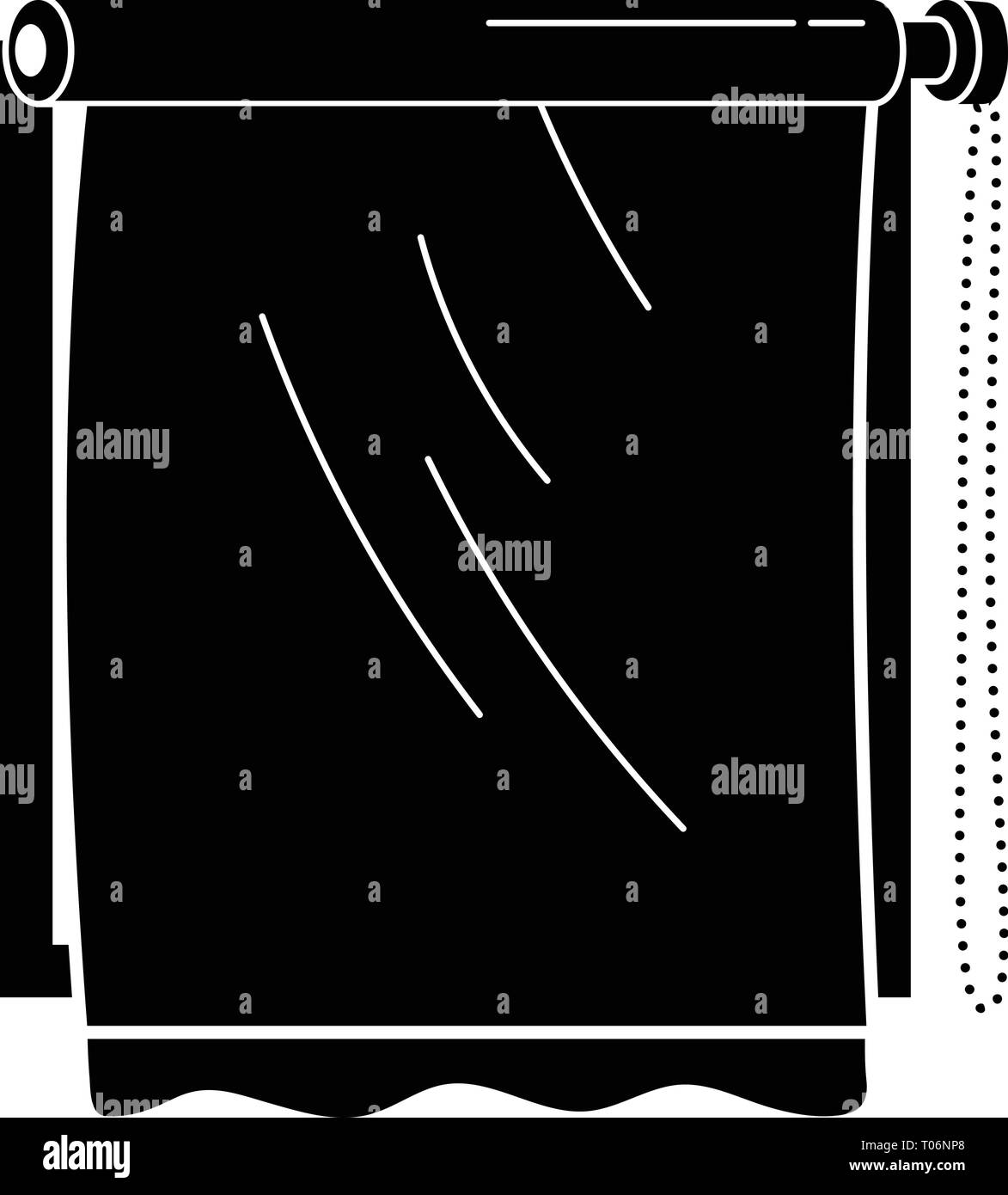 Window sun roller icon, simple style Stock Vector Image & Art - Alamy