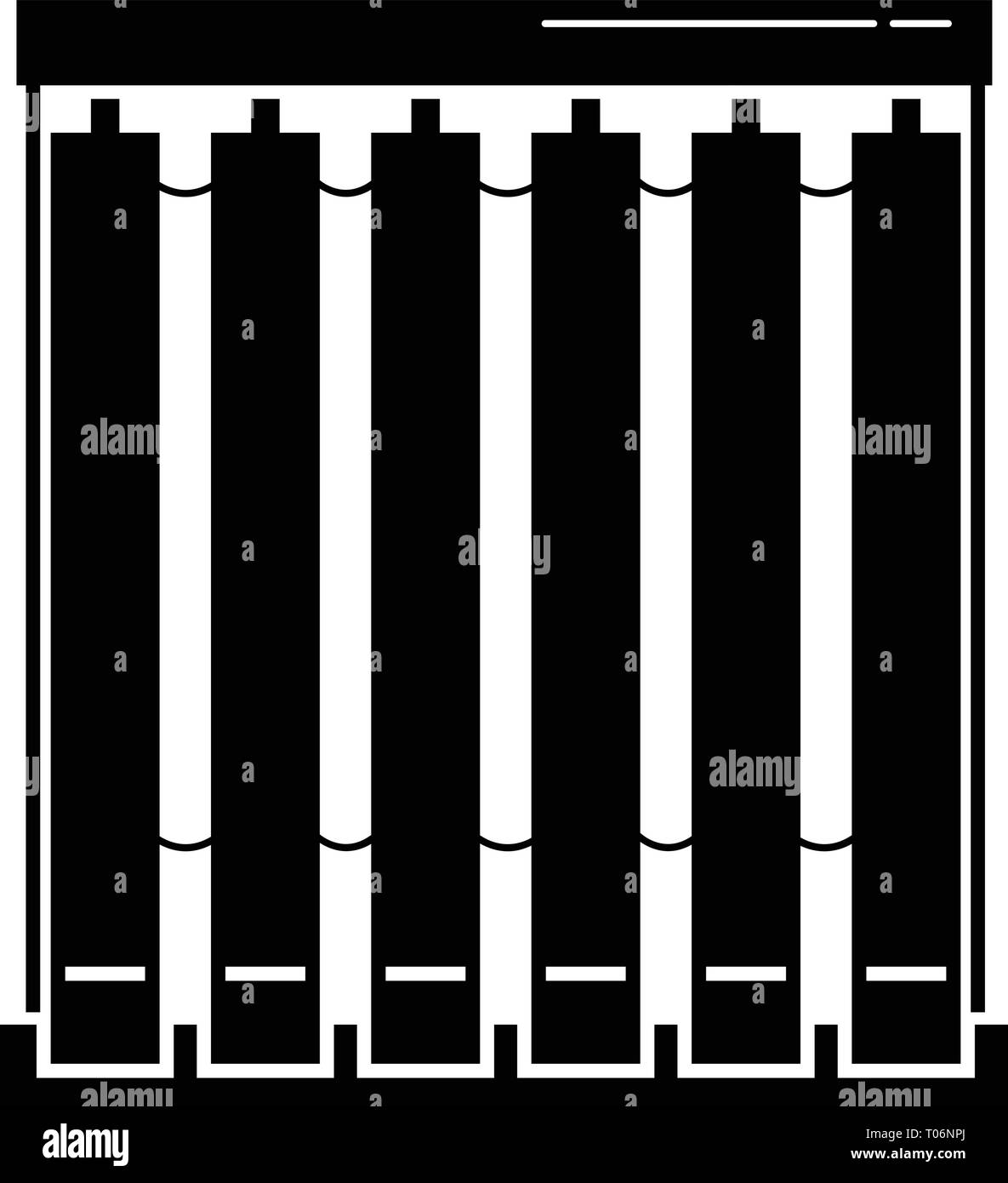 Window textile jalousie icon, simple style Stock Vector Image & Art - Alamy
