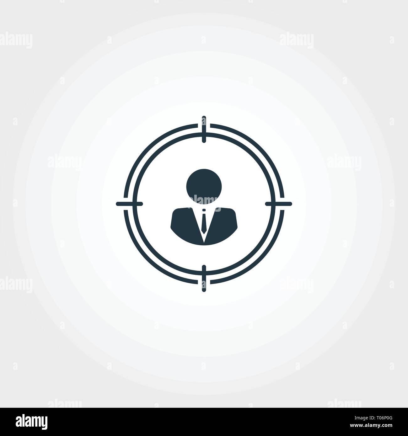 Head Hunting icon. Creative monochrome Head Hunting icon for web design ...