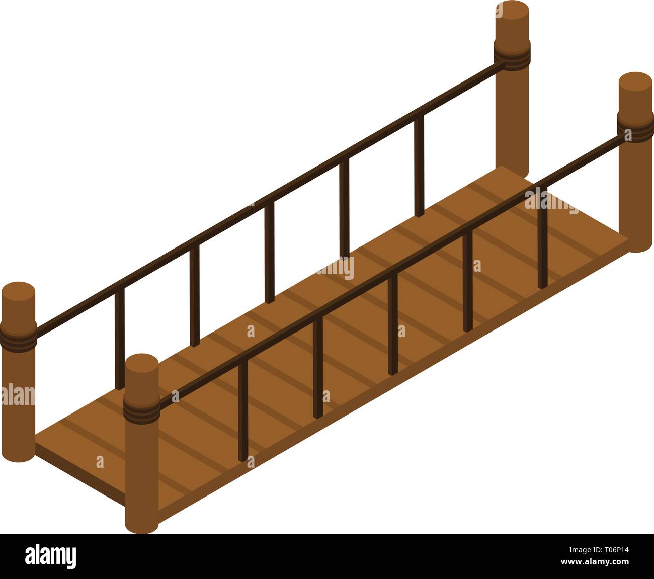 Abyss bridge icon, isometric style Stock Vector Image & Art - Alamy