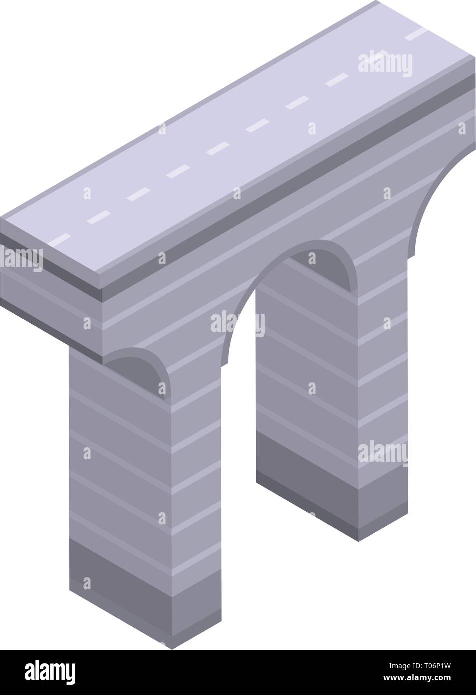 Arch bridge icon isometric Stock Vector Images - Alamy