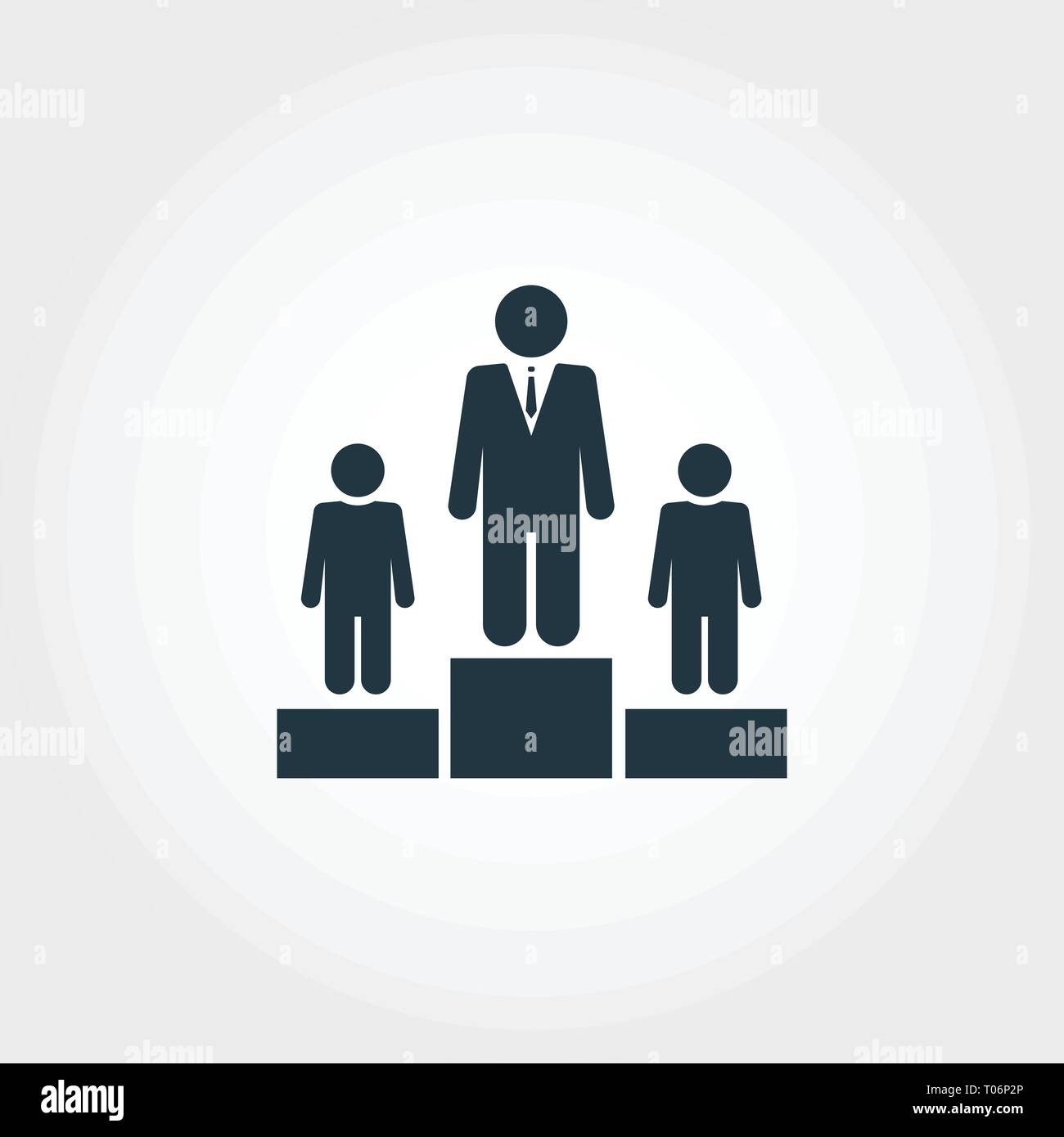 Leadership icon. Creative monochrome Leadership icon for web design ...