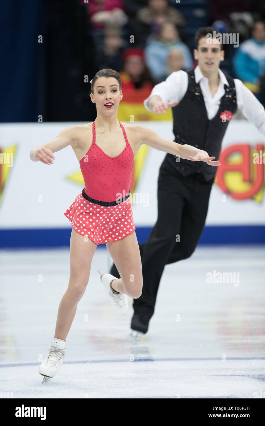 Laura Barquero and Aritz Maestu from Spain during European ...
