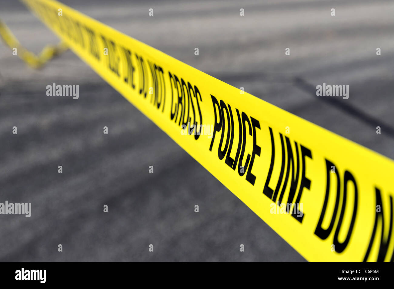 police line at crime scene Stock Photo - Alamy