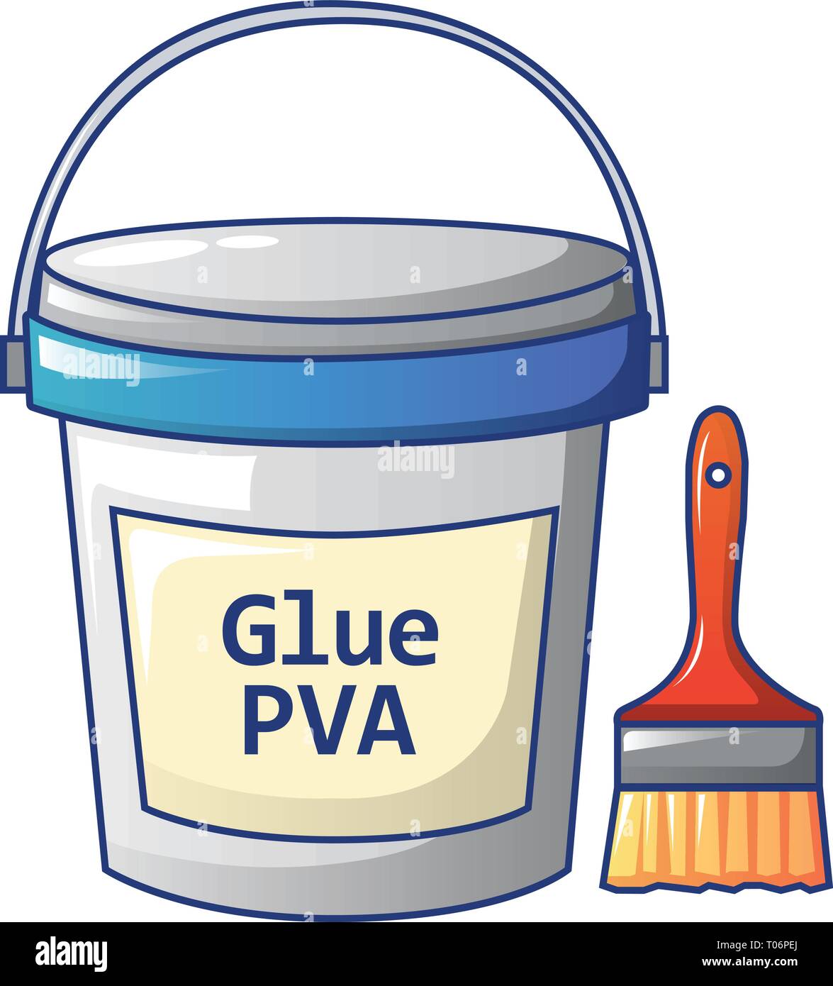 Glue pva icon, cartoon style Stock Vector Image & Art - Alamy