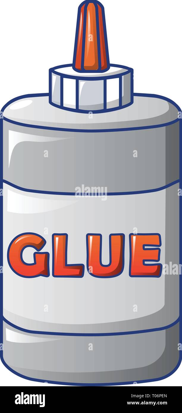 Office glue bottle icon, cartoon style Stock Vector Image & Art - Alamy