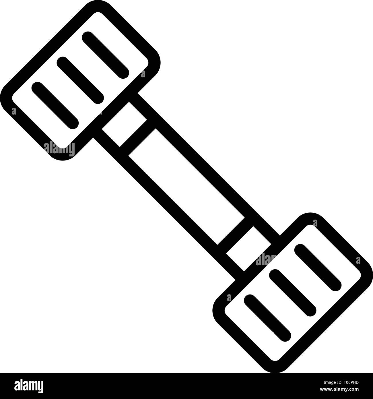 Black silhouette big muscle man Stock Vector Images - Alamy