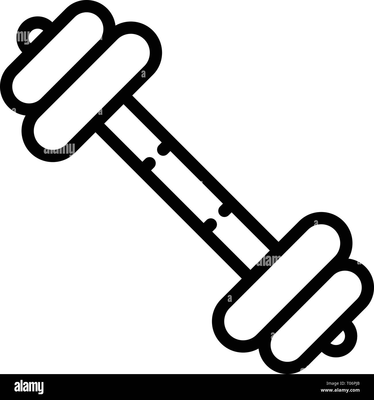 Heavy barbell icon, outline style Stock Vector Image & Art - Alamy