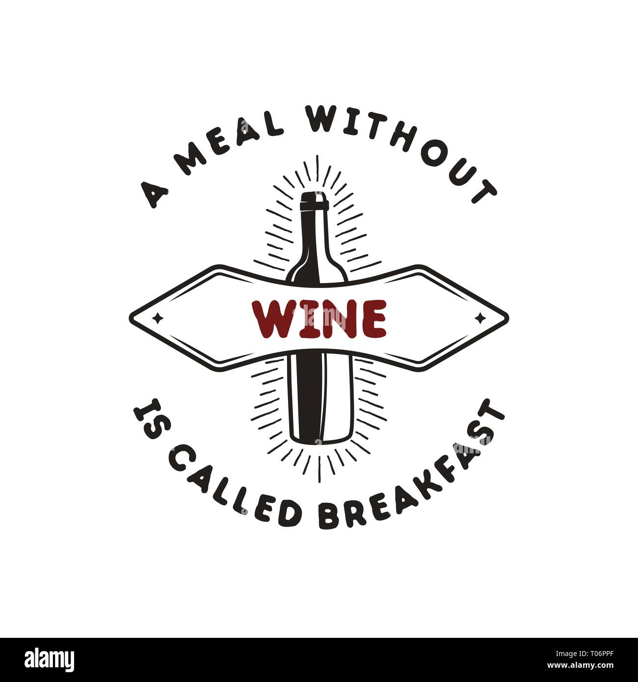 Bottle without a label Stock Vector Images - Alamy