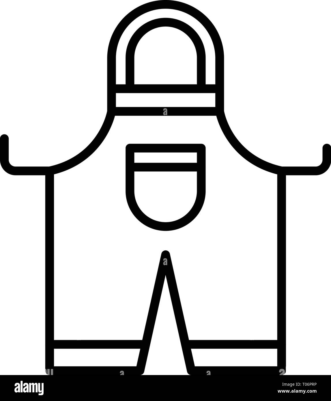 Potter apron icon, outline style Stock Vector Image & Art - Alamy