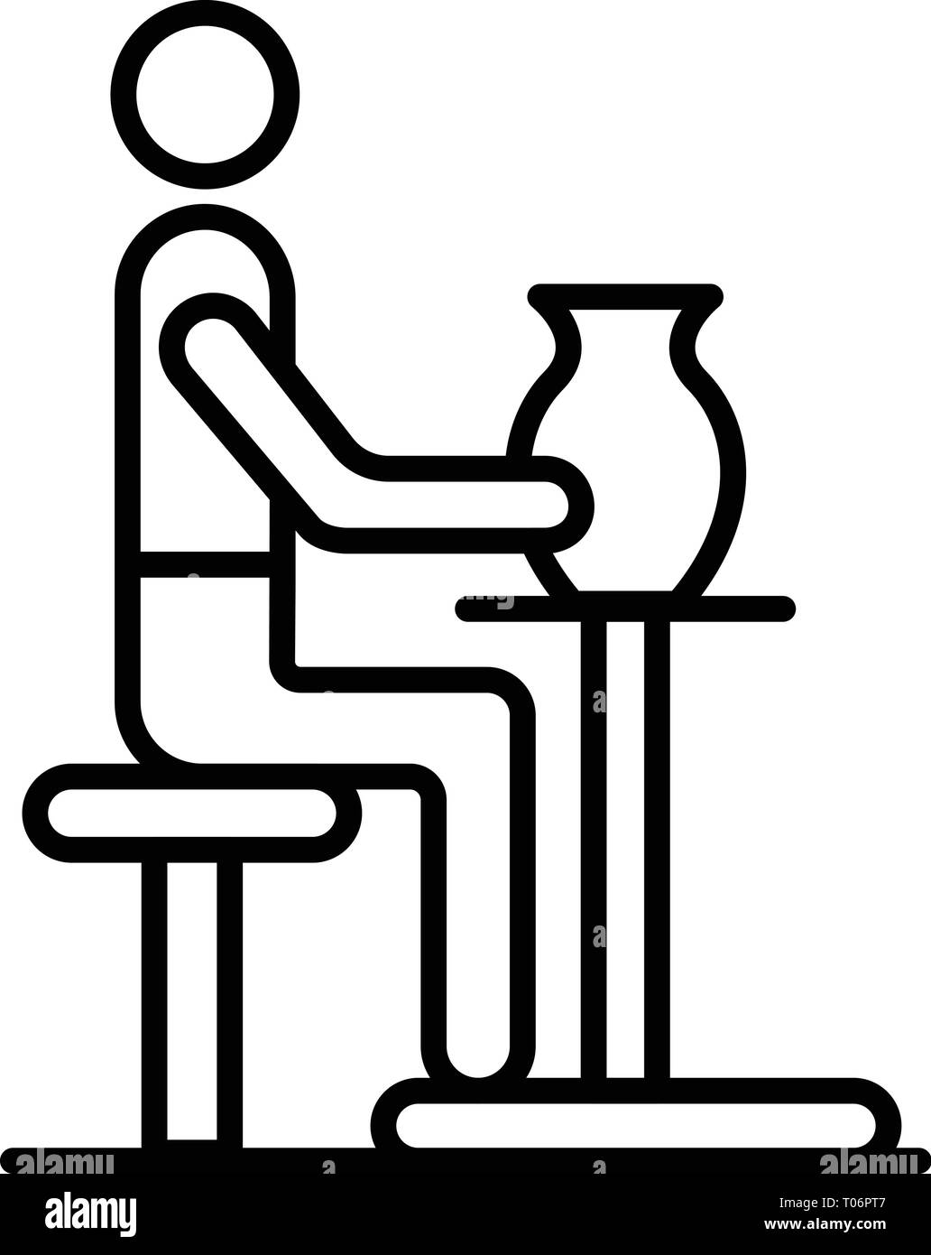 Potters work Stock Vector Images - Alamy