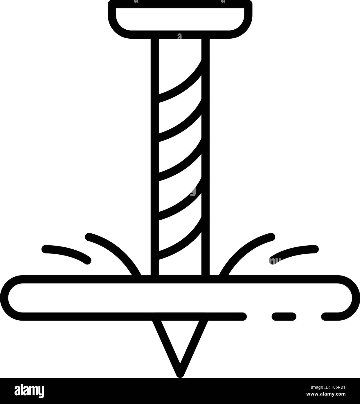 Tapping head Stock Vector Images - Alamy