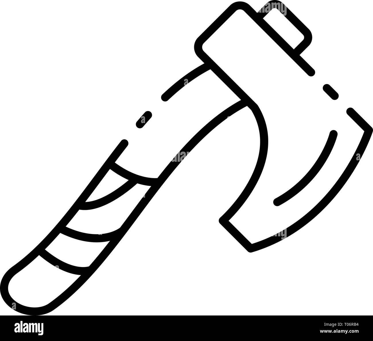 Axe icon, outline style Stock Vector Image & Art - Alamy