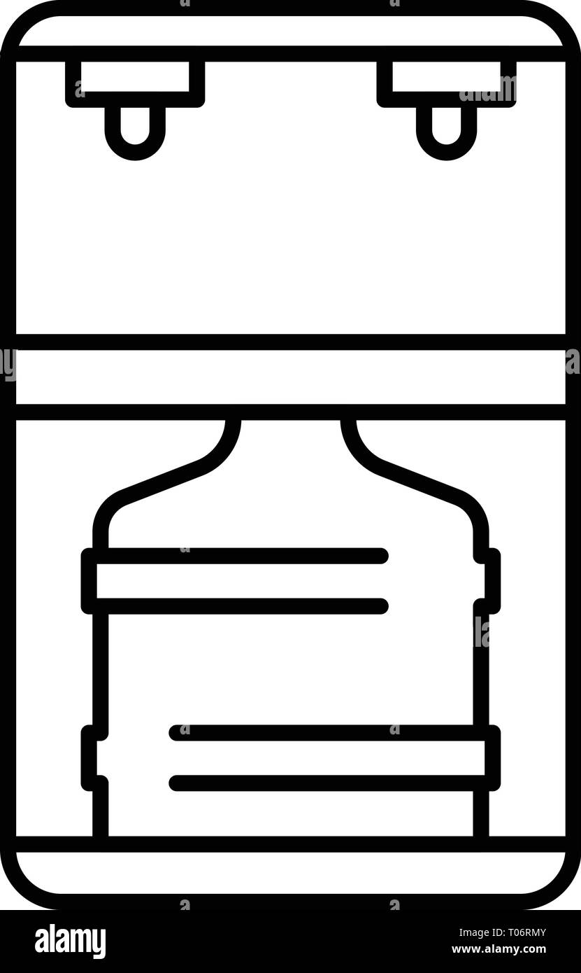 Water cooler icon, outline style Stock Vector Image & Art - Alamy