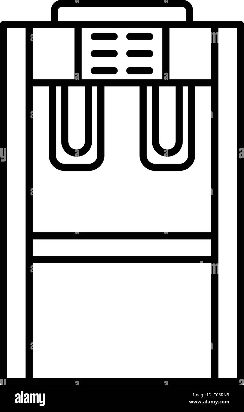 Automatic water cooler icon, outline style Stock Vector Image & Art - Alamy