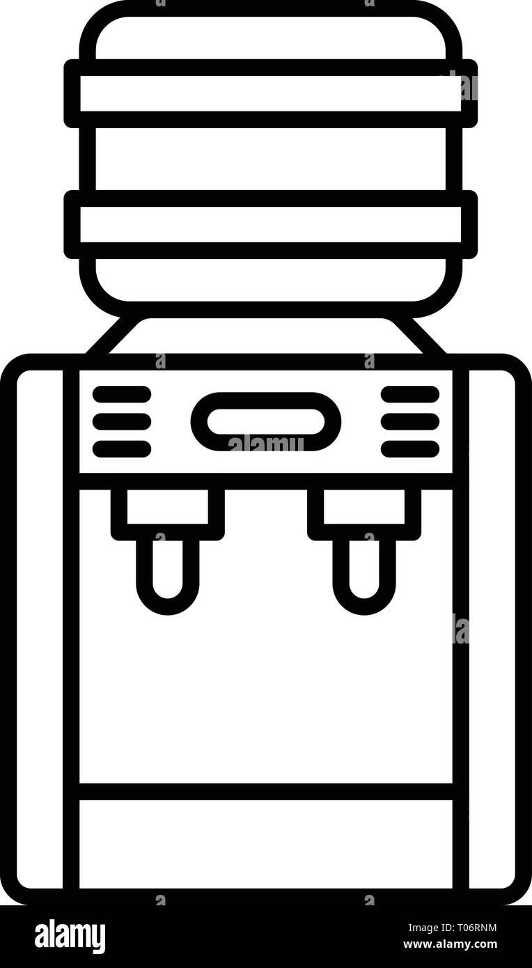 Office water cooler icon, outline style Stock Vector Image & Art - Alamy