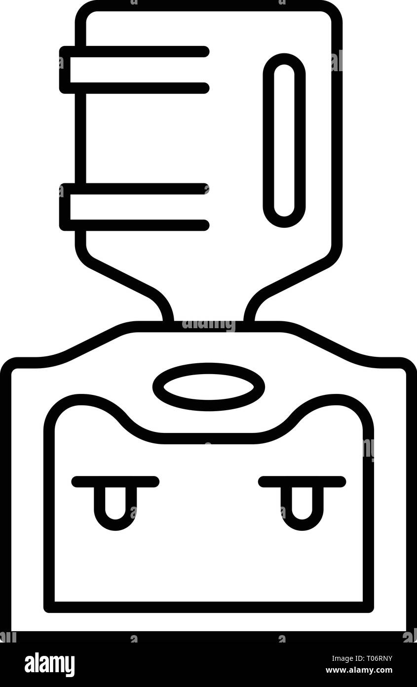 Fresh water cooler icon, outline style Stock Vector Image & Art - Alamy