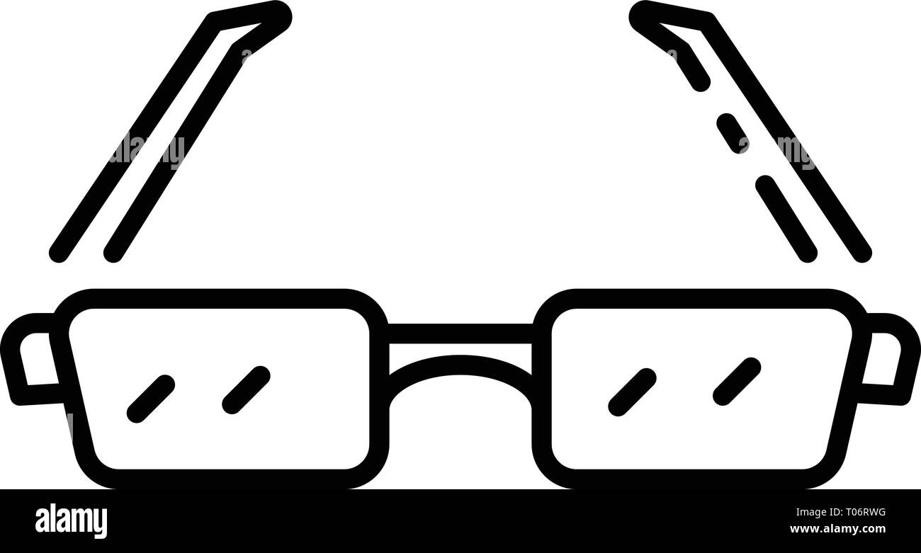 Eyeglasses icon, outline style Stock Vector Image & Art - Alamy