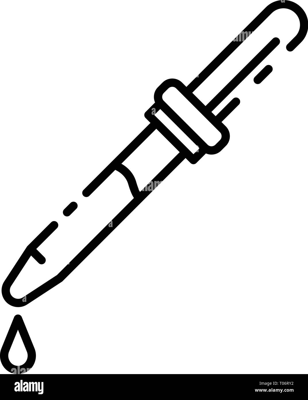 Eye dropper icon, outline style Stock Vector Image & Art - Alamy