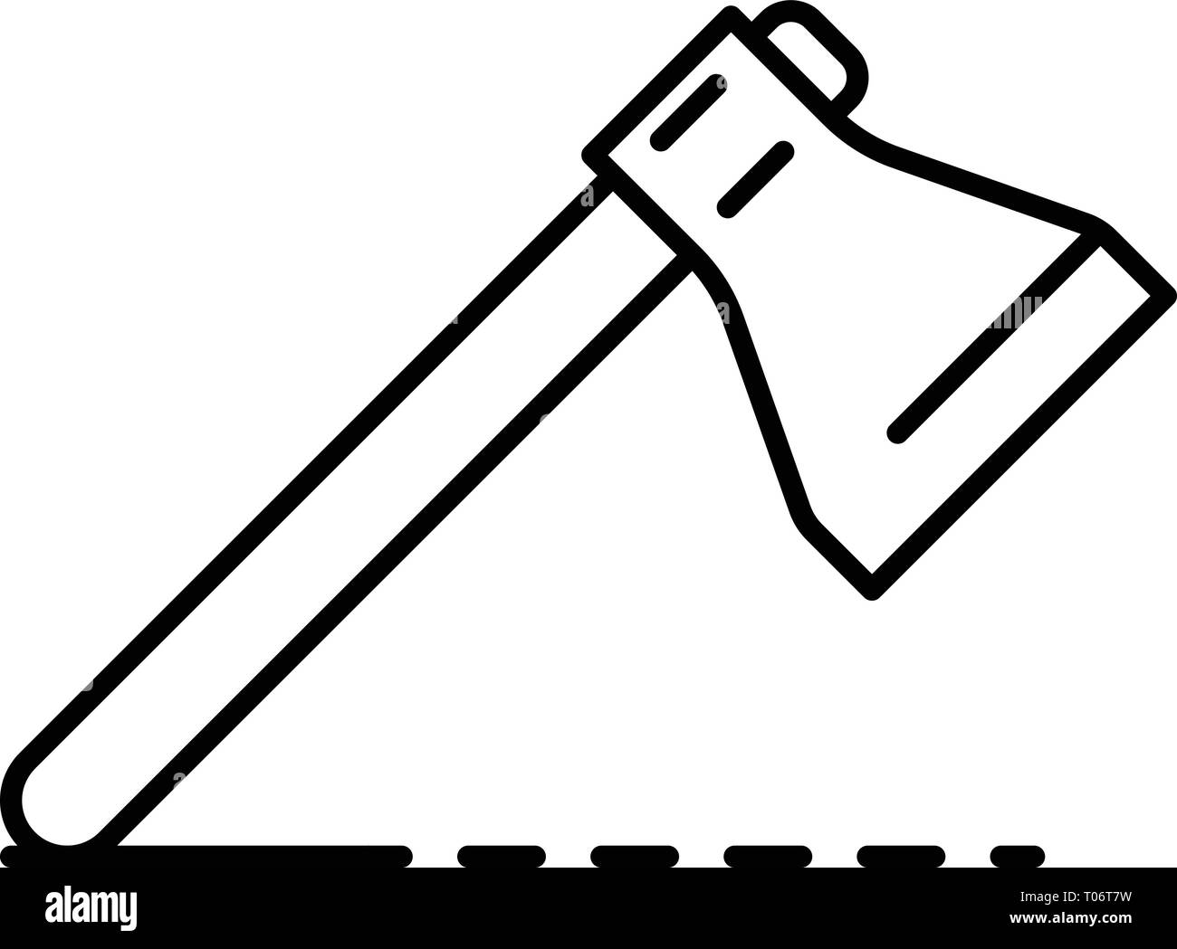 Farm axe icon, outline style Stock Vector Image & Art - Alamy